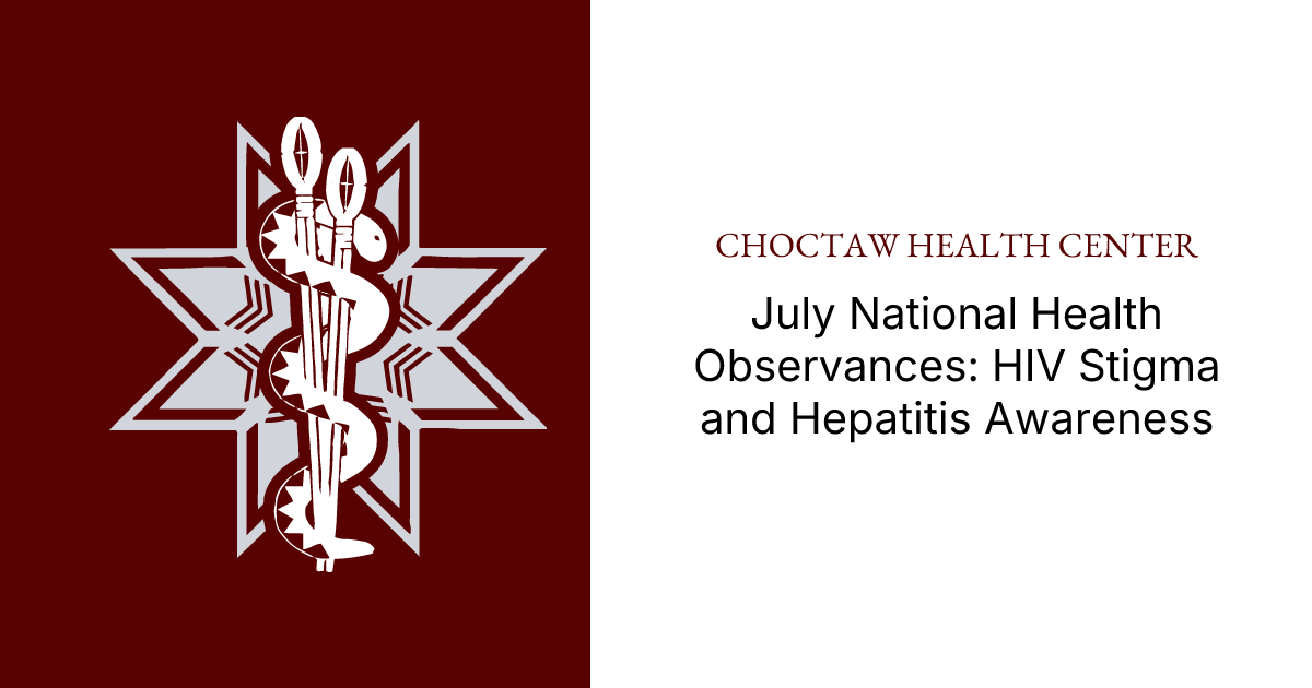 July National Health Observances: HIV Stigma and Hepatitis Awareness