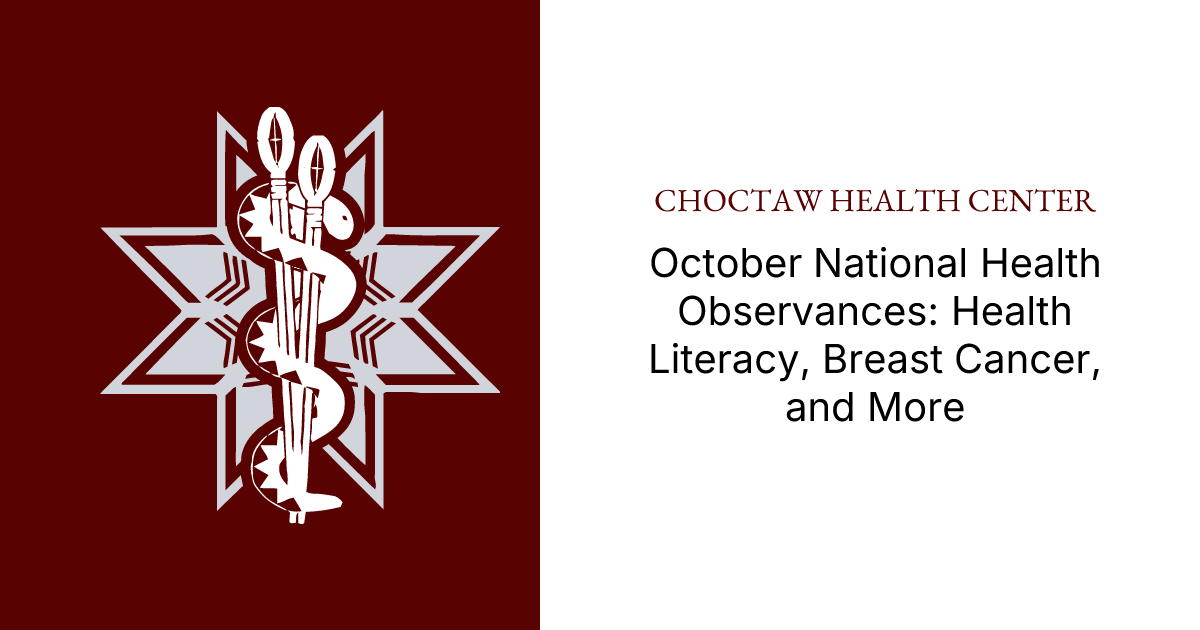 October National Health Observances: Health Literacy, Breast Cancer ...